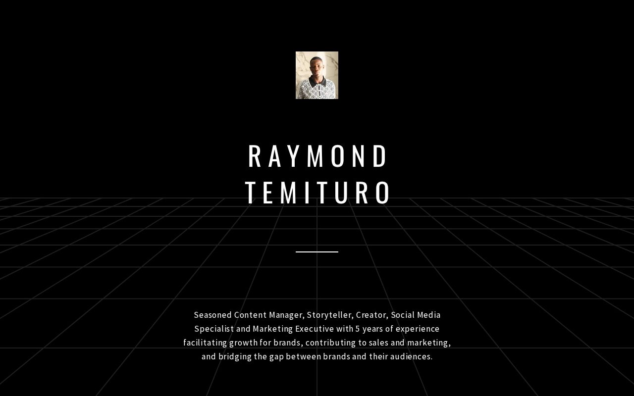 Raymond's Portfolio